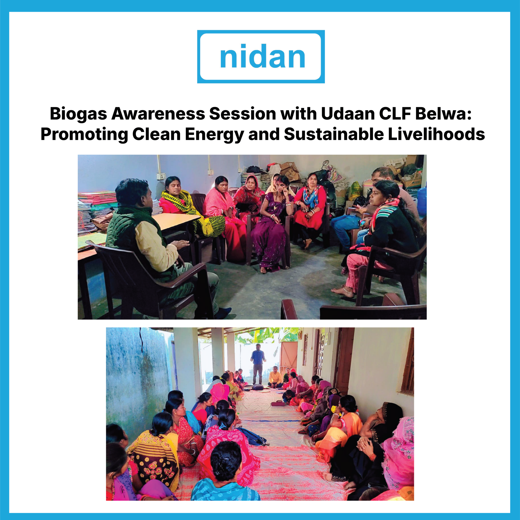 Biogas Awareness Session with Udaan CLF Belwa: Promoting Clean Energy ...