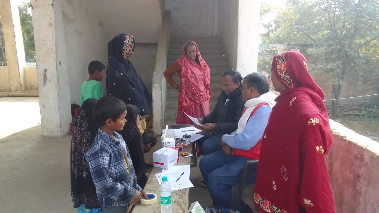 A health camp was also organised today in Tirhuta village, Babubarhi ...